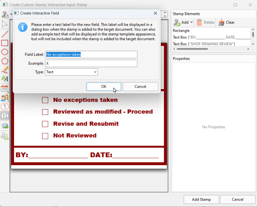 Topic: Creating PDF Stamps that Accept/Require Interactive Value Inputs