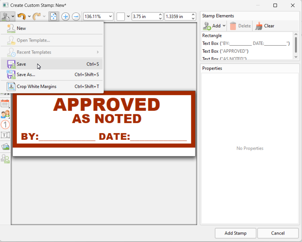 Topic: Using the AcroPlot Matrix Custom PDF Stamp Creation Tool