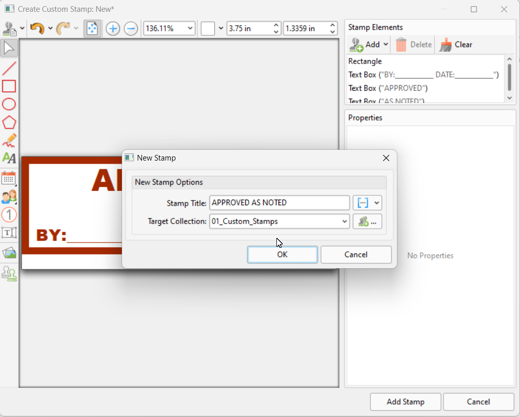 Topic: Using the AcroPlot Matrix Custom PDF Stamp Creation Tool